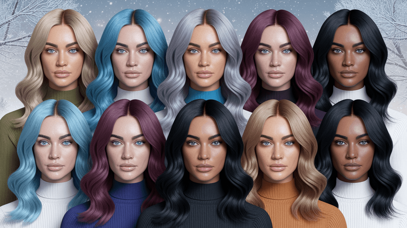 Gorgeous Hair Colors for the True Winter Palette | Color Analysis Blog ...